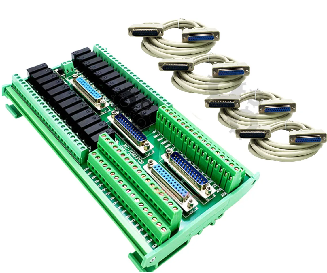 Integrated Adapter Board Io Board With 4pcs Db25 Parallel Port Cable ...
