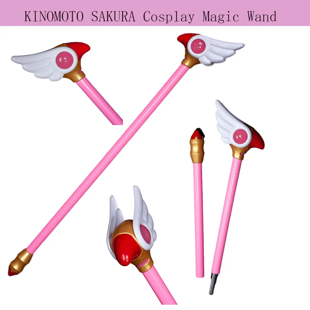 KINOMOTO-SAKURA-Cosplay-varita-m-gica-ABS-accesorios-de-disfraz-tarjeta ...