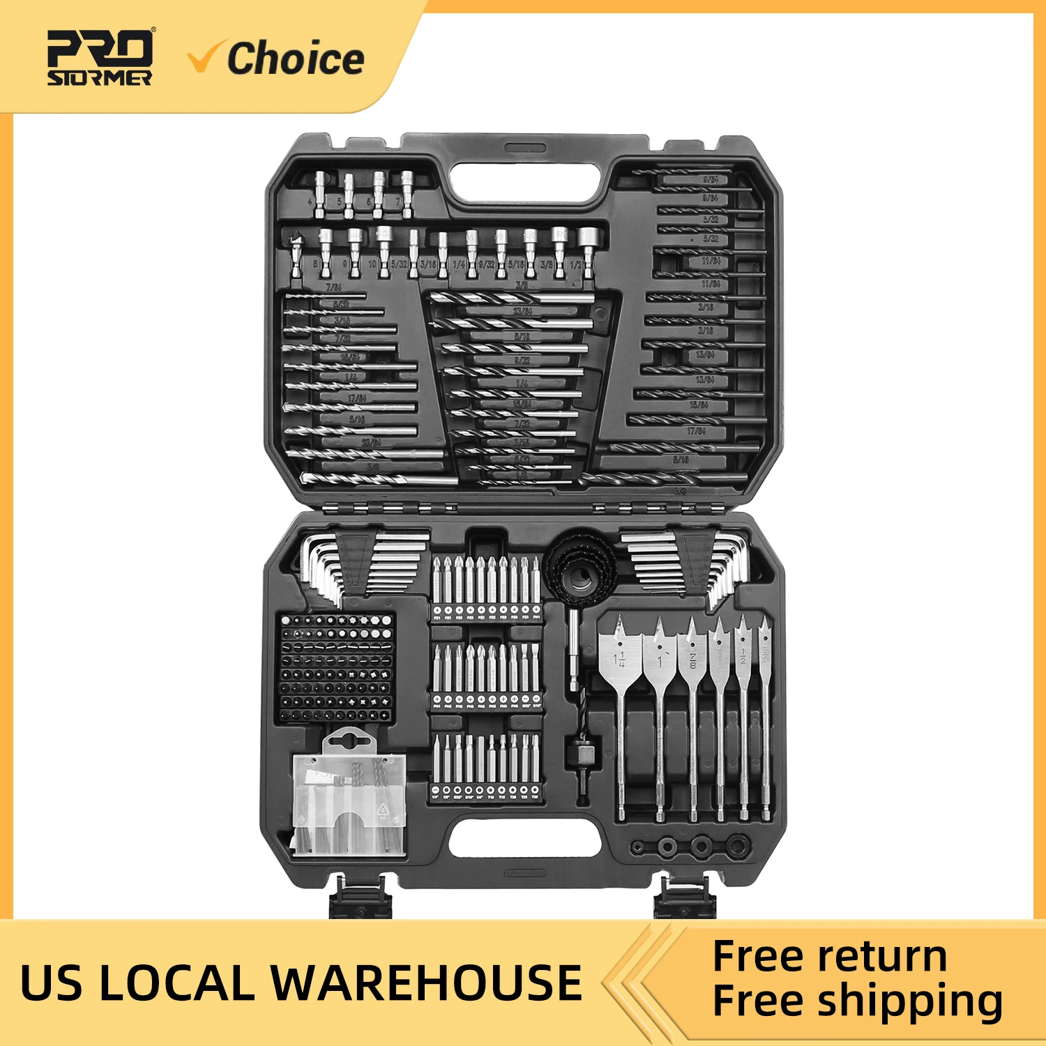 Drill-Bit-Set-217Pcs-Impact-Drill-Driver-Bits-for-Wood-Metal-Masonry ...