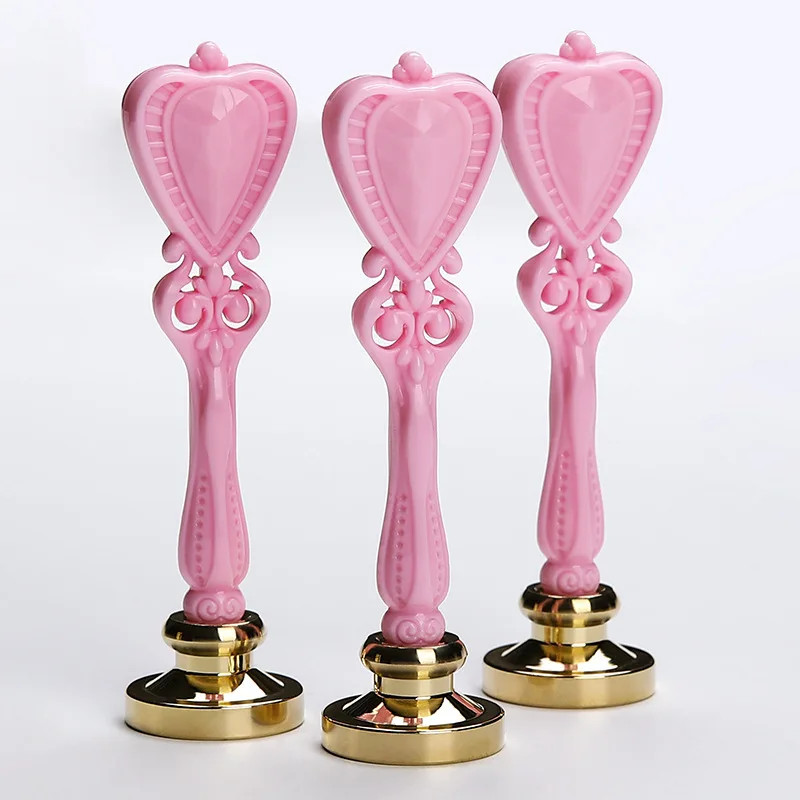 Magic Scepter Pink Blue Cute Handle Wax Seal Stamp Handle ABS Wedding ...