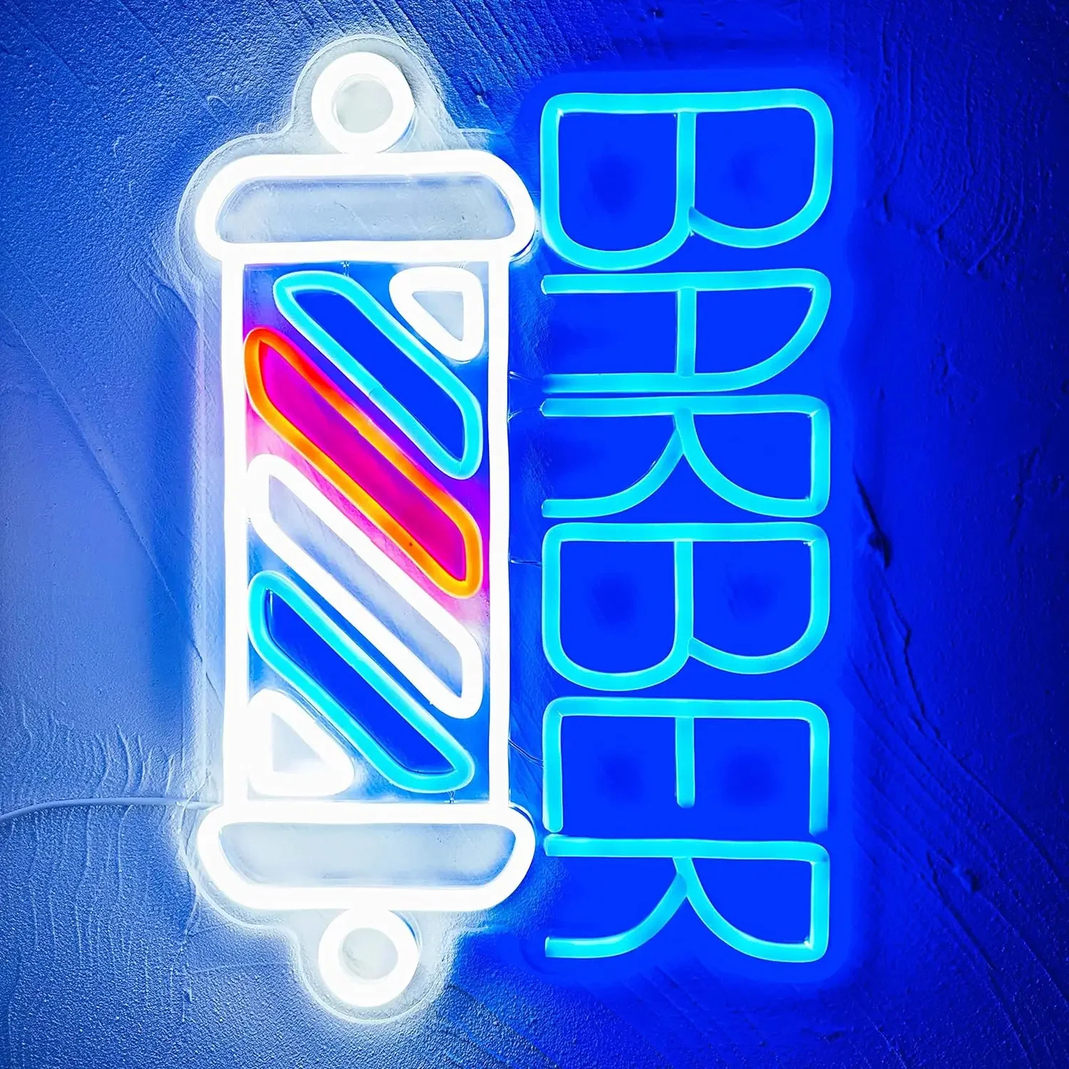 Barber Neon Sign LED Dimmable Neon Light for Studio Barber Shops Hair ...