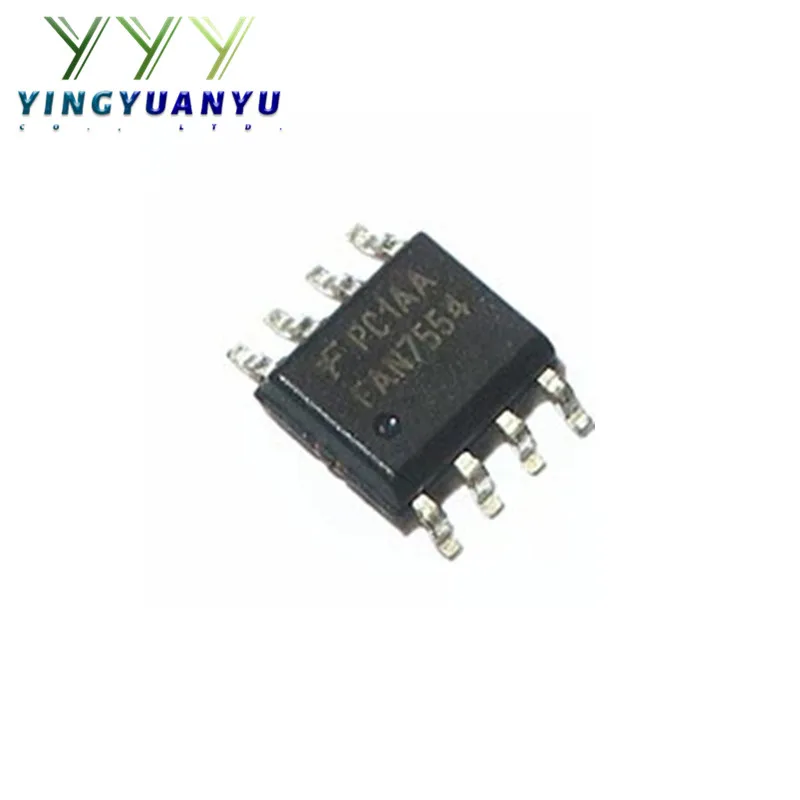 Juego de chips de circuito integrado, set de 5 50 unids/lote, FAN7554 ...