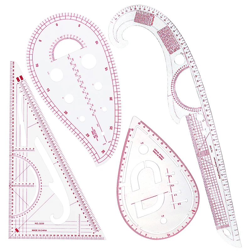 For-Apparel-Sample-Making-Cutting-Plastic-DIY-Sewing-Ruler ...