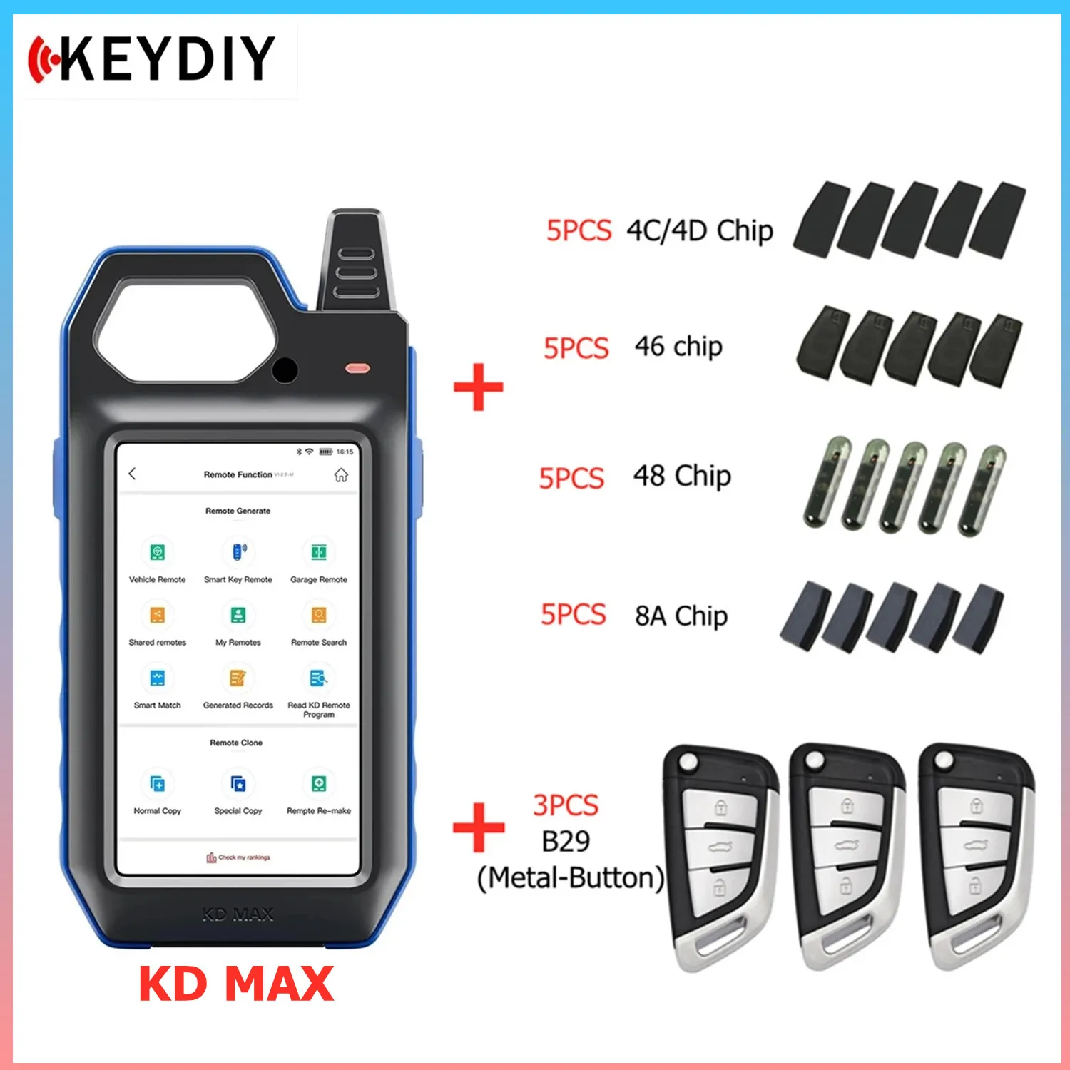 KEYDIY-KD-MAX-Car-Key-Programmer-Auto-Remote-Generator-Chip-Reader ...
