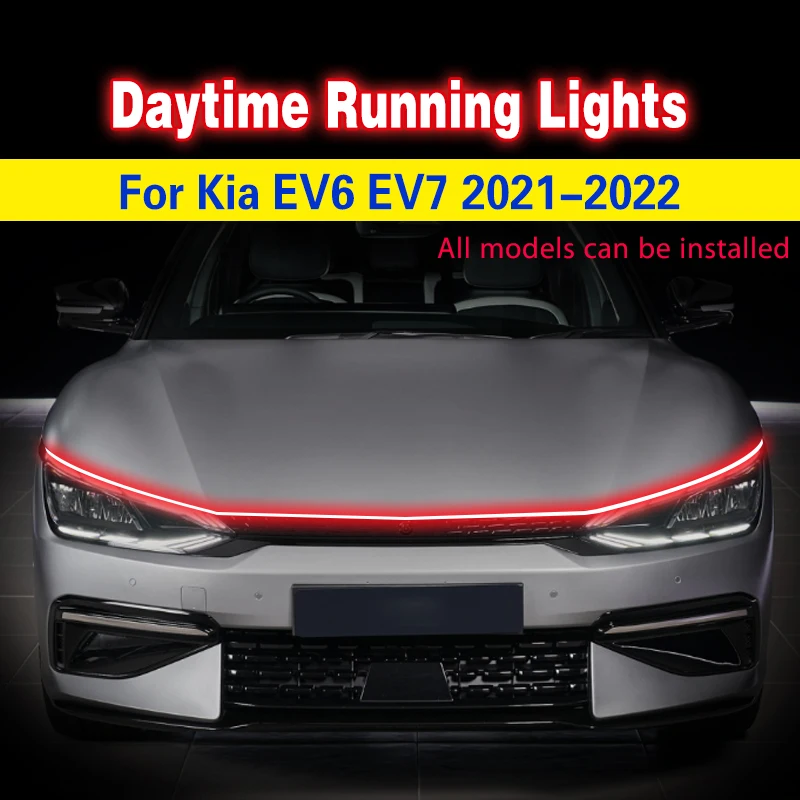 12V Led Car DRL Daytime Running Lights Waterproof For Kia EV6 EV7 2021 ...