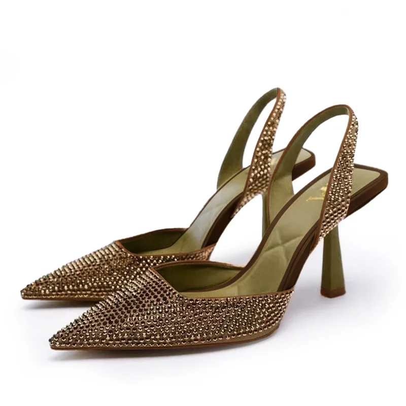 Salto-alto-de-dedo-apontado-para-mulheres-sand-lias-de-lantejoulas-douradas-sand-lias-femininas ...