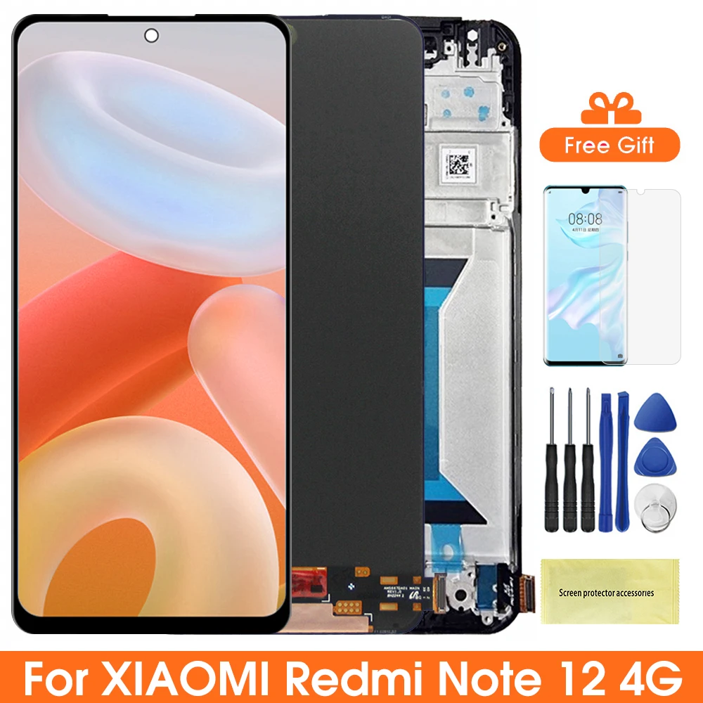 6-67-Screen-for-Xiaomi-Redmi-Note-12-23021RAAEG-23021RAA2Y-Lcd-Display ...