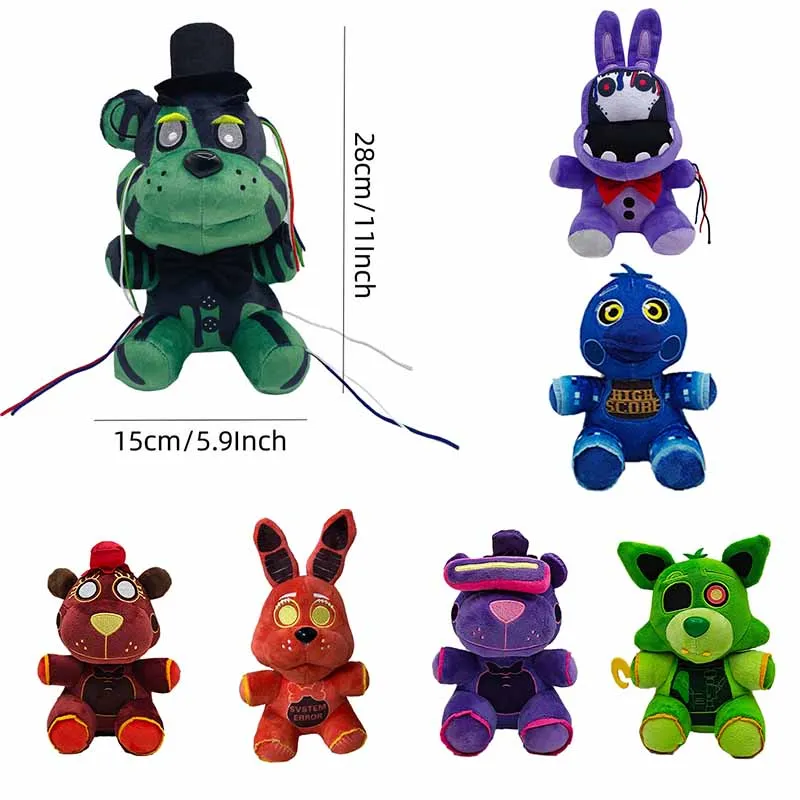 Five-Night-At-Freddy-Fnaf-Cute-Plush-Toys-Game-Doll-18-CM-Bonnie-Bear ...