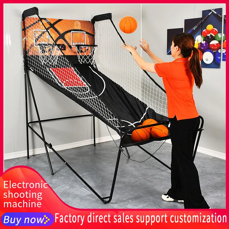 Electronic Scoring Basketball Frame for Indoor Sports, Double Match ...