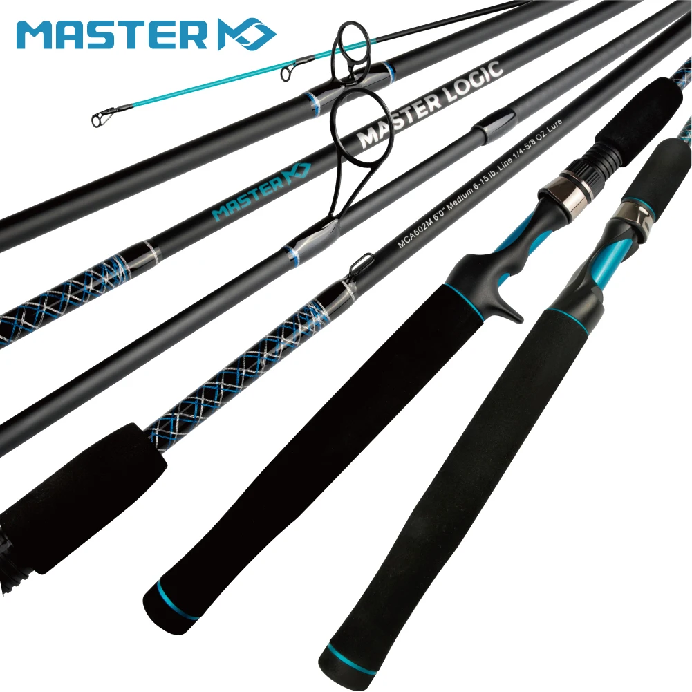 Master Fishing Rod Casting Spinning Fishing Rod 2 Sections,fiberglass ...