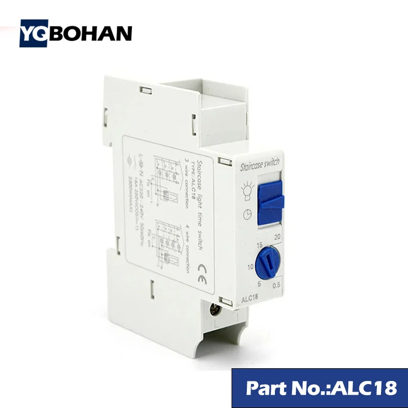 Staircase-Lighting-Timer-Switch-ALC18-Mini-Mechanical-Count-Down-Fast ...