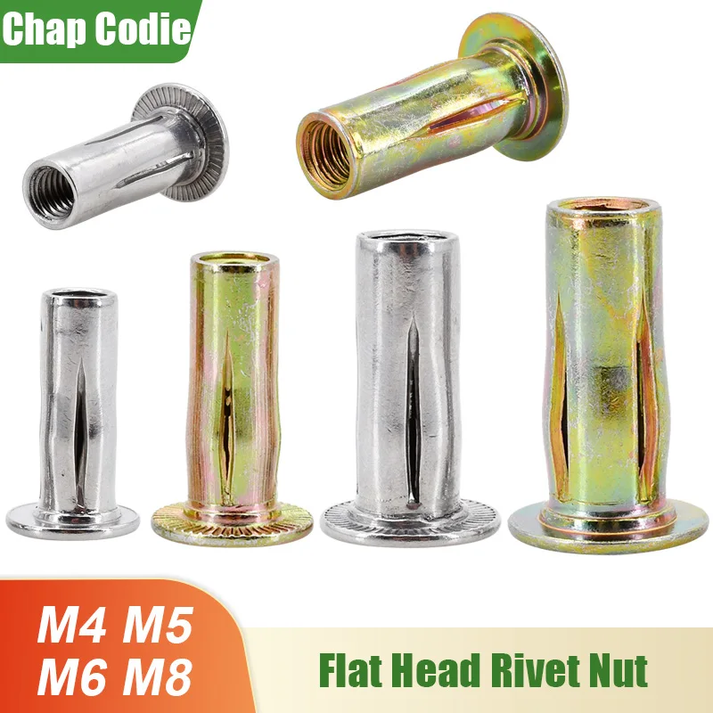 M4 M5 M6 M8 Expansion Rivet Nut 304 Stainless Steel Slotted Insert Nuts ...