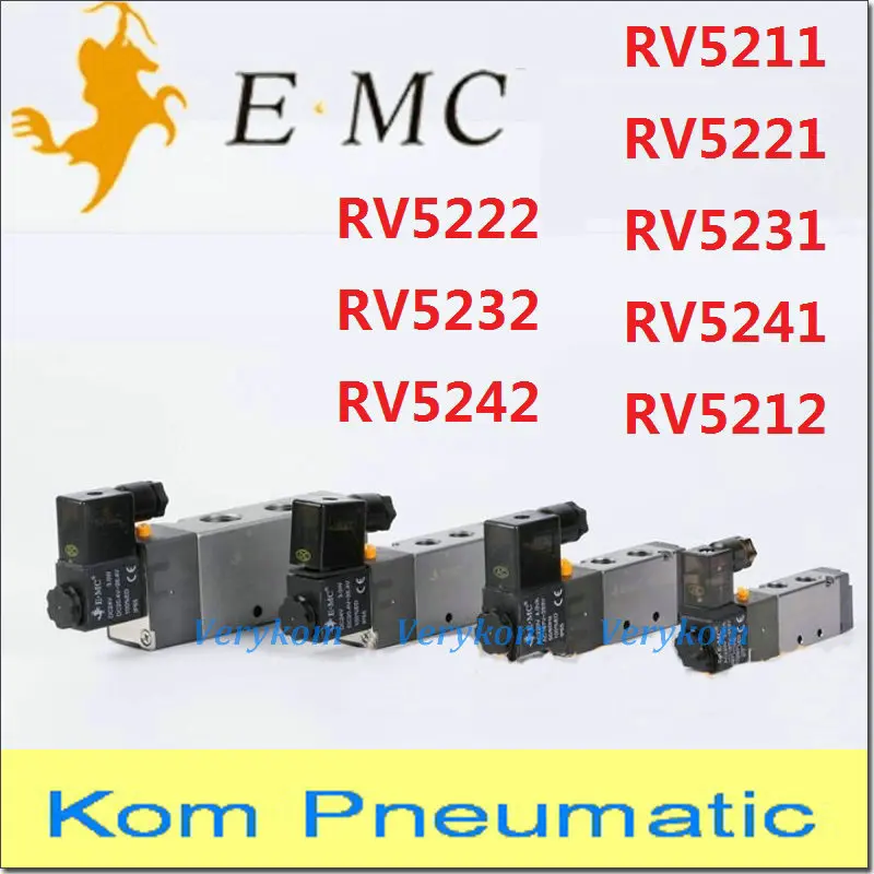 EMC-RV-Series-Solenoid-RV5211-M5-RV5211-06QE-RV5221-08Q-RV5231-10Q ...