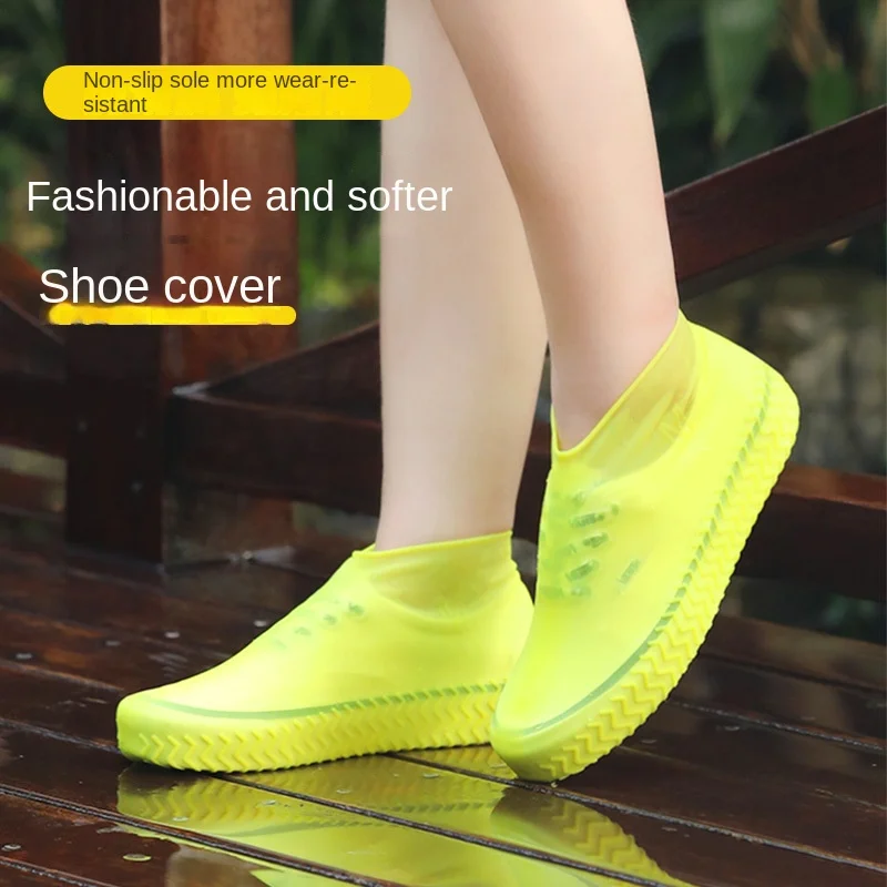 Overshoes Rain Silicone Waterproof Shoe | Rubber Waterproof Shoe Covers ...