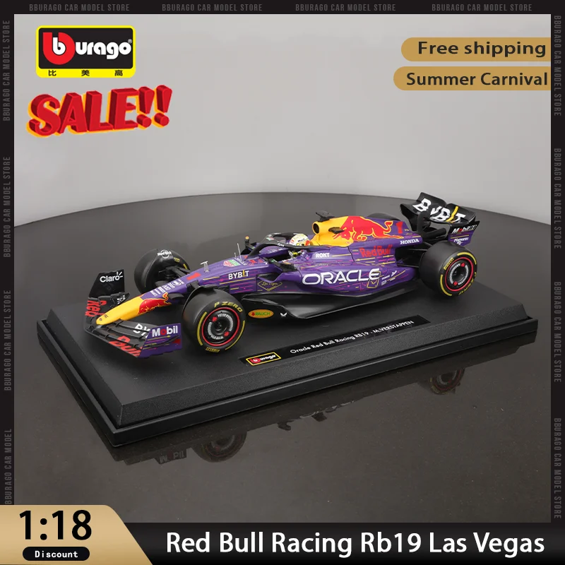 Nuevo-en-Stock-2024-Bburago-F1-1-18-versi-n-de-Las-Vegas-Red-Bull ...
