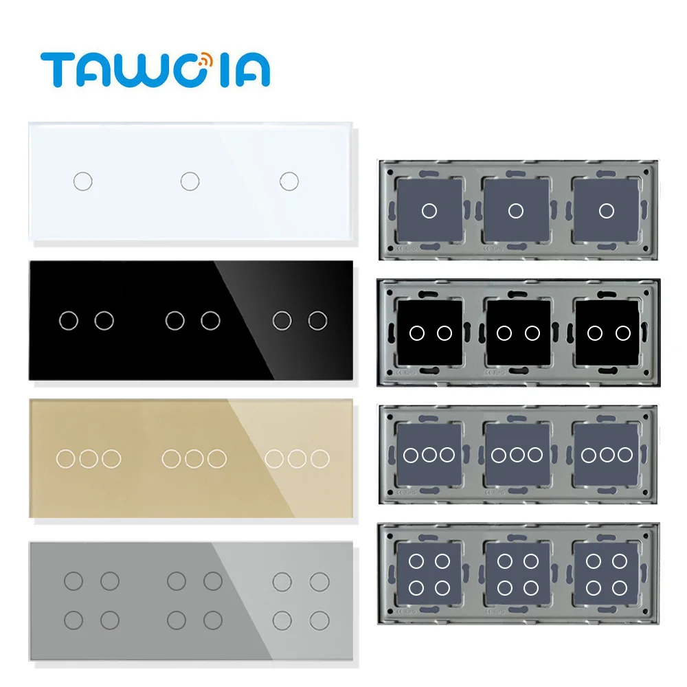 TAWOIA-228mm-Triple-Combination-Panel-Crystal-Tempered-Glass-Panel-For ...