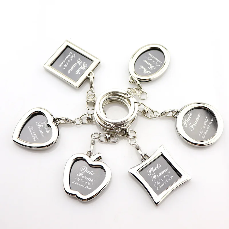 Creative-Metal-Photo-Frame-Key-Chain-Couple-Wedding-Studio-Advertising ...