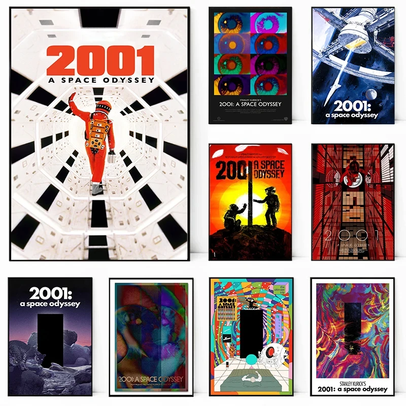 2001 A Space Odyssey Movie Posters Classic Old Movie Science Fiction ...