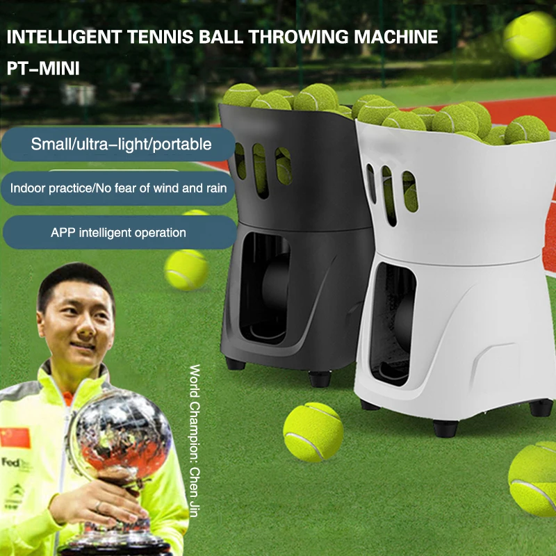 Mini-Tennis-Ball-Throwing-Machine-Ultra-Light-Indoor-Ball-Throwing ...