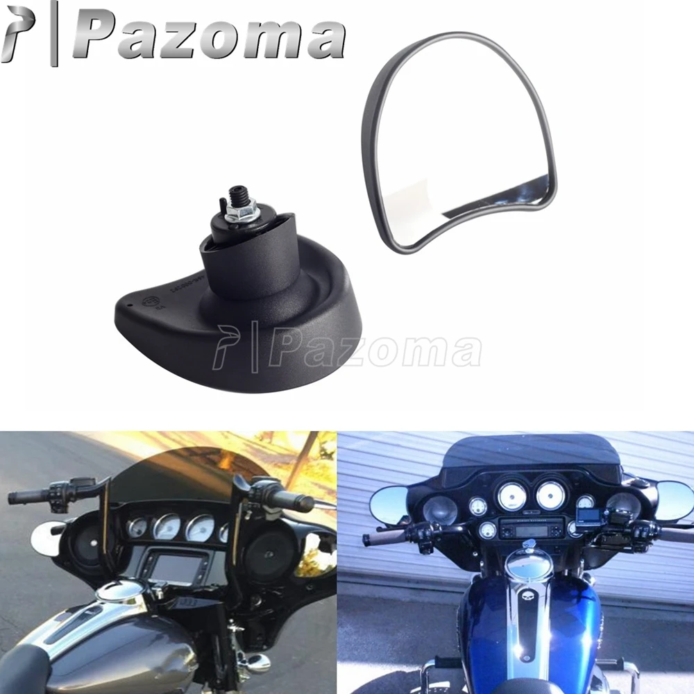 For-Harley-Touring-Batwing-Fairing-Inner-Mount-Rearview-Side-Mirrors ...