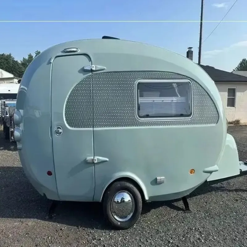Teardrop Camper Trailer Lightweight Camper Trailer withStainless Steel ...