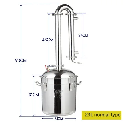 22L Electric Distiller Alcohol Making Equipment Brandy Distilling ...