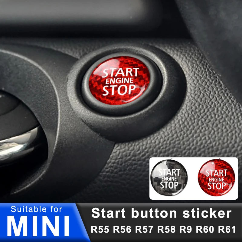 Car Starter Button Sticker For MINI ONE COOPER S JCW R55 R56 R57 R58 ...