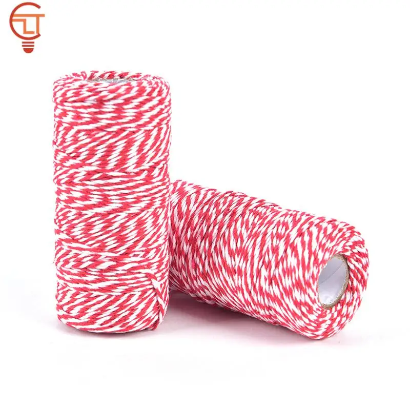 100m-Roll-Red-White-Cotton-Bakers-Twine-String-Cord-Cotton-Rope-Cotton ...