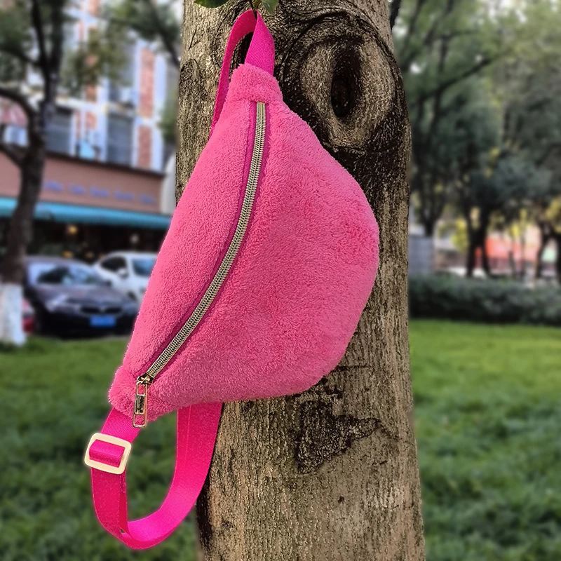 New-Candy-Color-Fanny-Pack-Travel-Soft-Waist-Bag-Woman-Crossbody-Bag ...