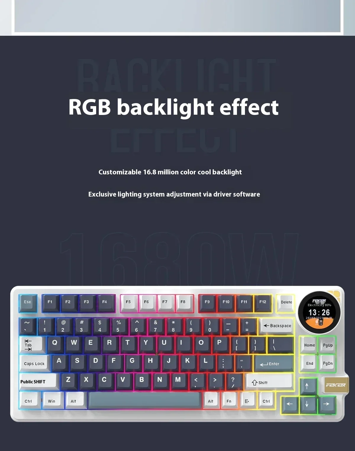 FEKER K75 75% RGB Hot-Swappable Mechanical Keyboard