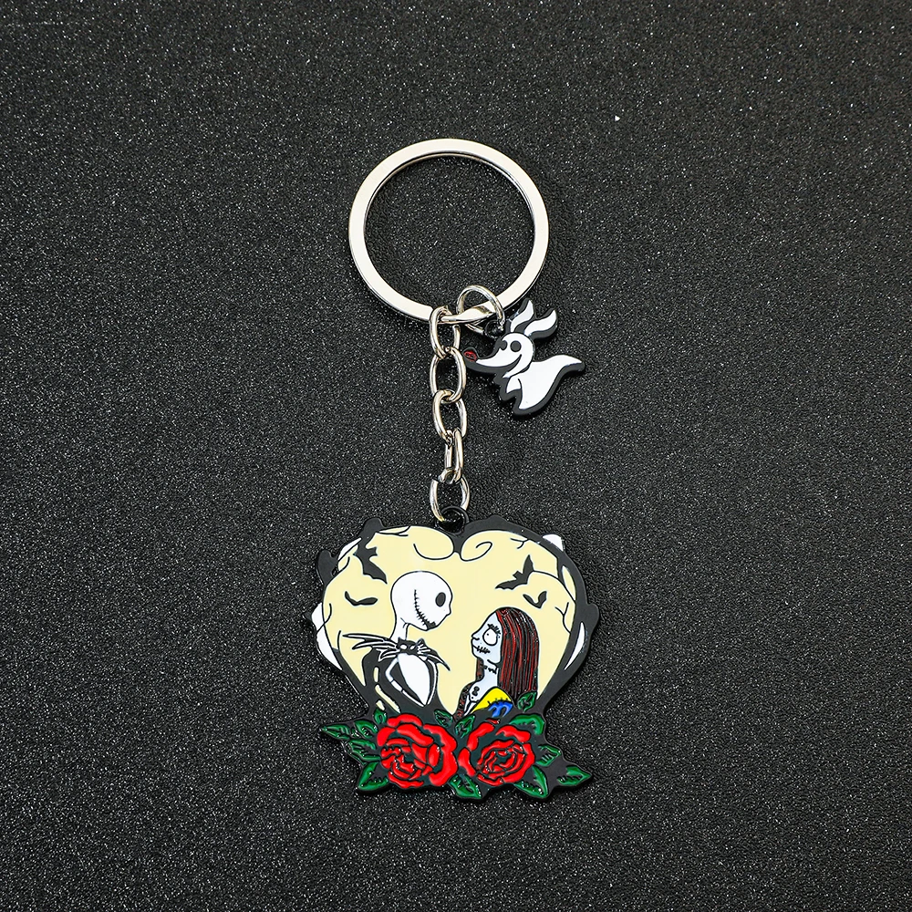 Disney Nightmare Before Christmas Keychain Anime Movie Peripheral ...