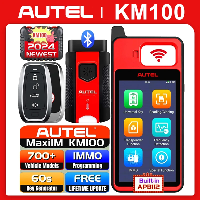 Autel-MaxiIM-KM100-Key-Fob-Programming-Immobilizer-Tool-2PCS-Autel-IKEY ...