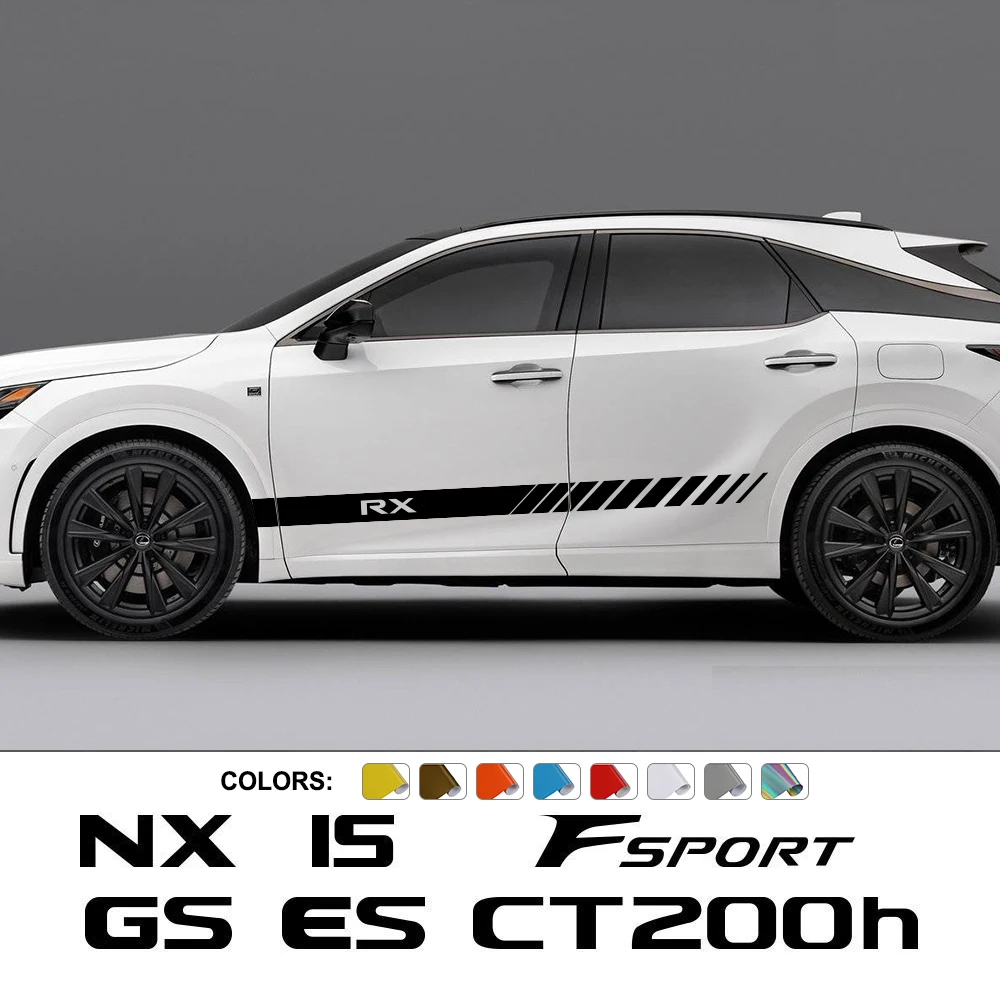 Car-Stripes-Styling-Sticker-For-Lexus-RX-250-350-NX-300-Fsport-IS-450 ...