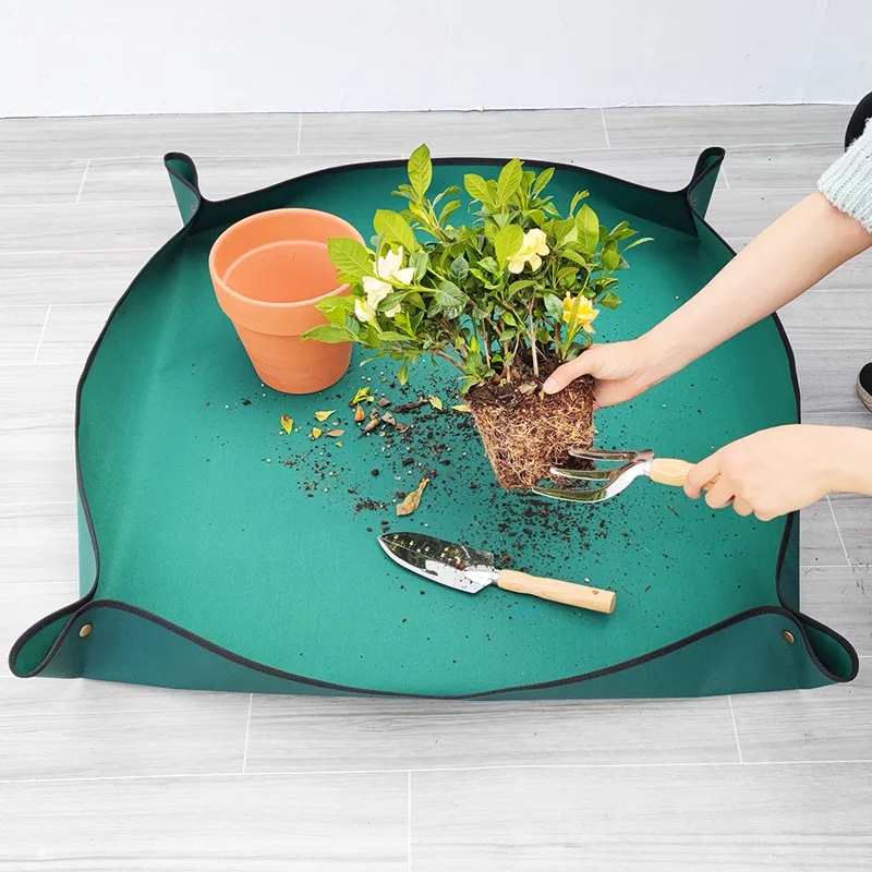 Oxford cloth Planting Mat 50-150cm Gardening Potting Pad Foldable ...