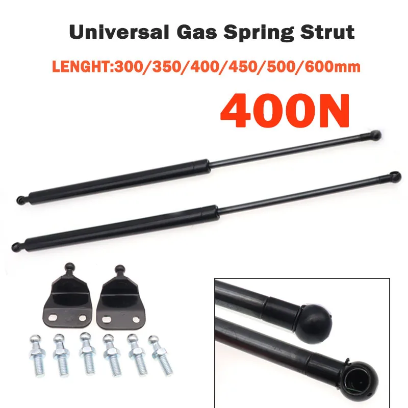 2pcs 300-600mm 400N Car Struts Front Bonnet Hood Rear Trunk Tailgate ...