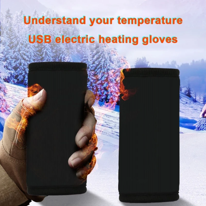 Universal Motorcycle Grip Heated Pads 5V Heated Grips Inserts Handlebar ...