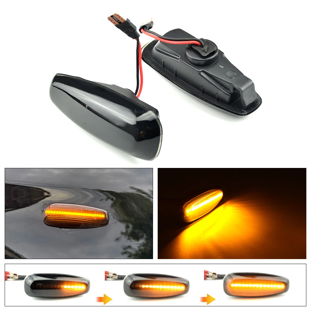 Led-Dynamic-Side-Marker-Turn-Signal-Flowing-Flash-Repeater-Light-For ...