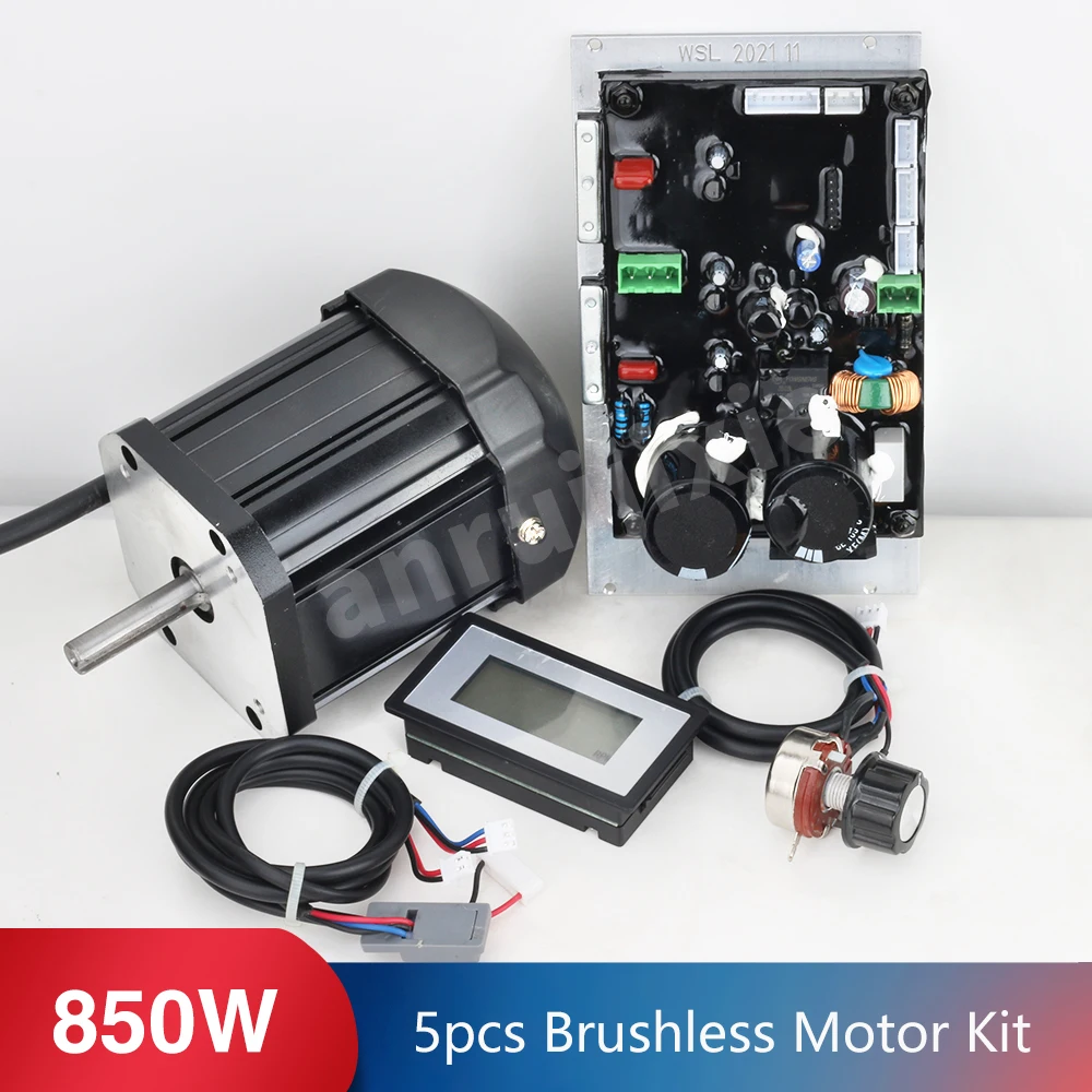 850W Brushless DC Motor kit/ Main Control Board / WM210V Lathe Power ...