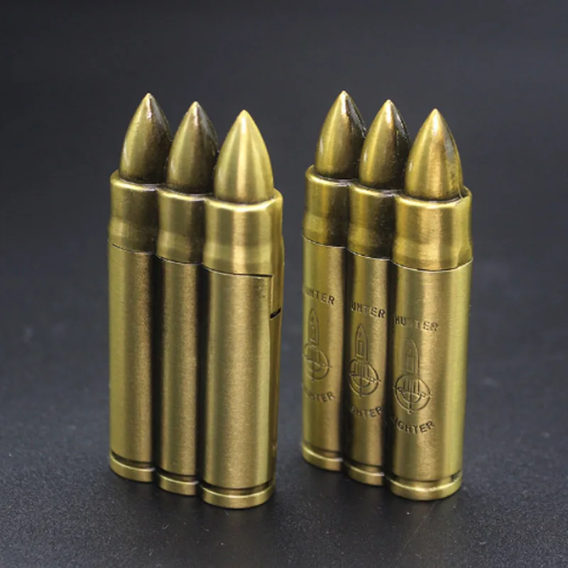 Creative-Bullet-Inflatable-Lighter-Windproof-Straight-Butane-Gas ...
