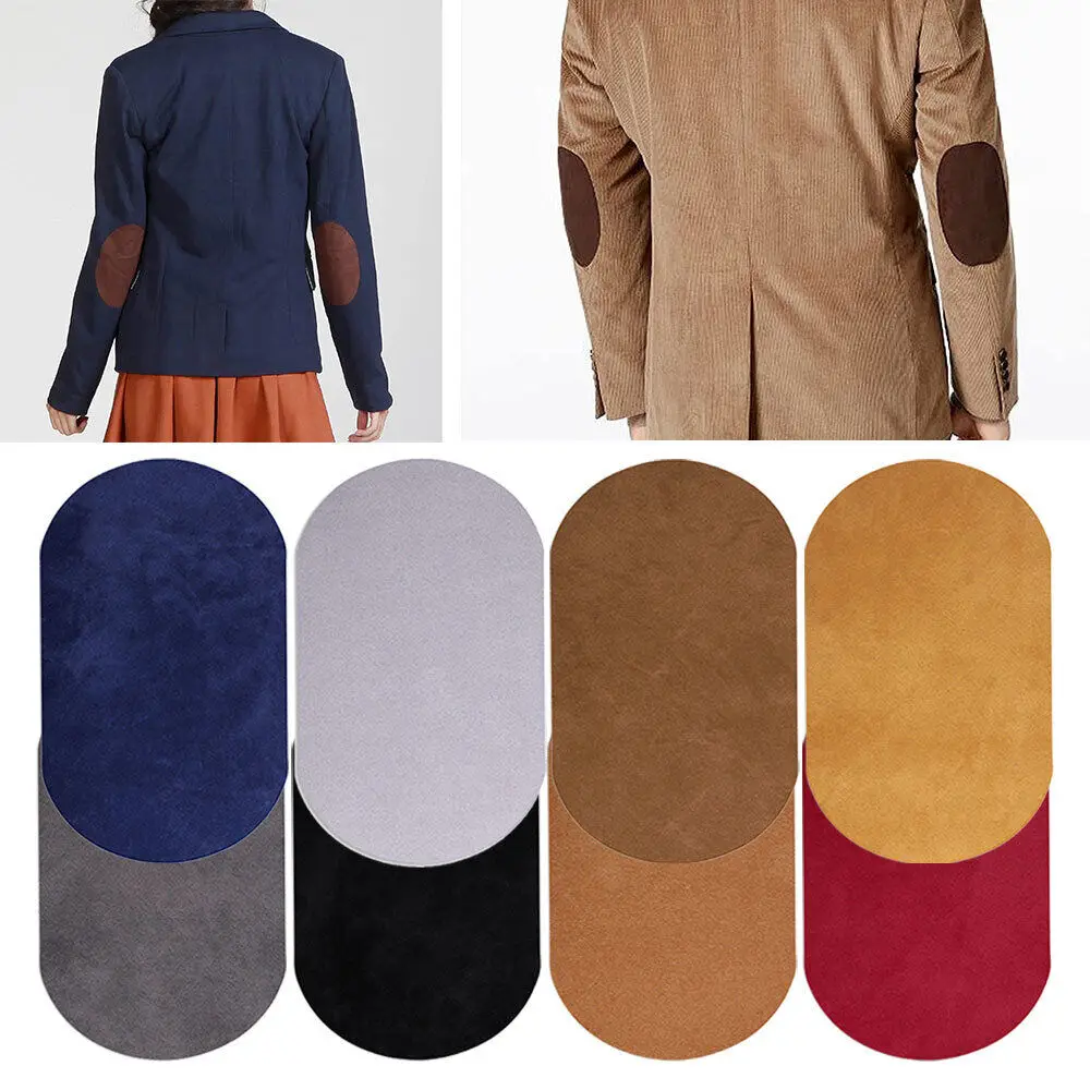 1-5-10pcs-Multicolor-Suede-Fabric-Patch-Iron-On-Patches-Repair-Elbow ...