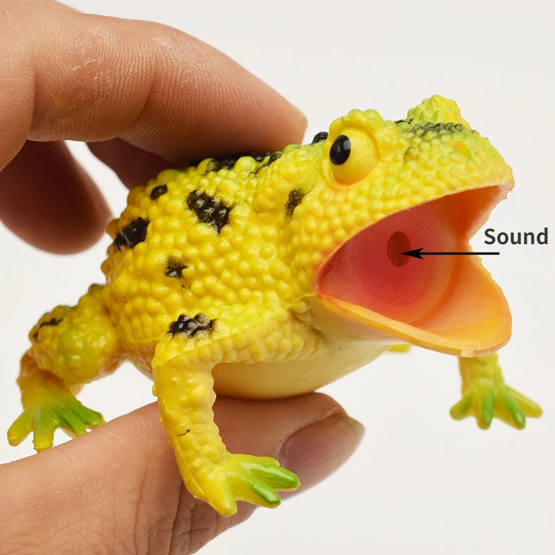 1pcs Spoof Toy Simulation Frog Model Animal Toy Toad Tricky Scary ...