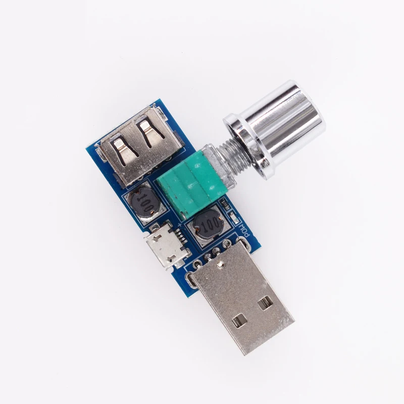 5V-USB-Voltage-Regulator-Fan-Stepless-Speed-Controller-Regulator-With ...