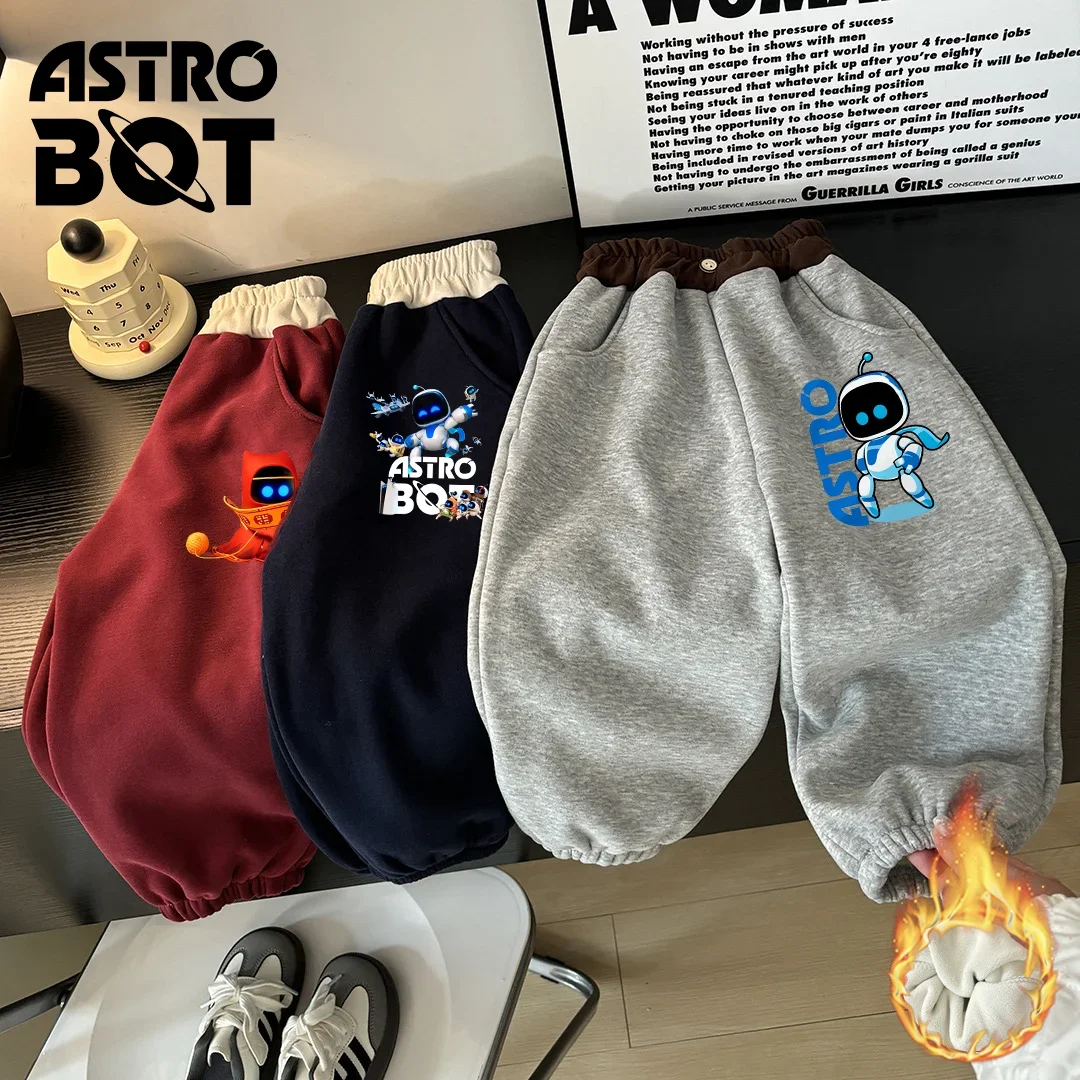 Astro-Bot-Children-Trousers-Cartoon-Game-Long-Pants-Spring-Autumn-Style ...