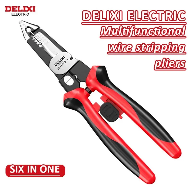 DELIXI-ELECTRIC-Wire-Strippers-6-in-1-Multi-Functional-Electrical ...