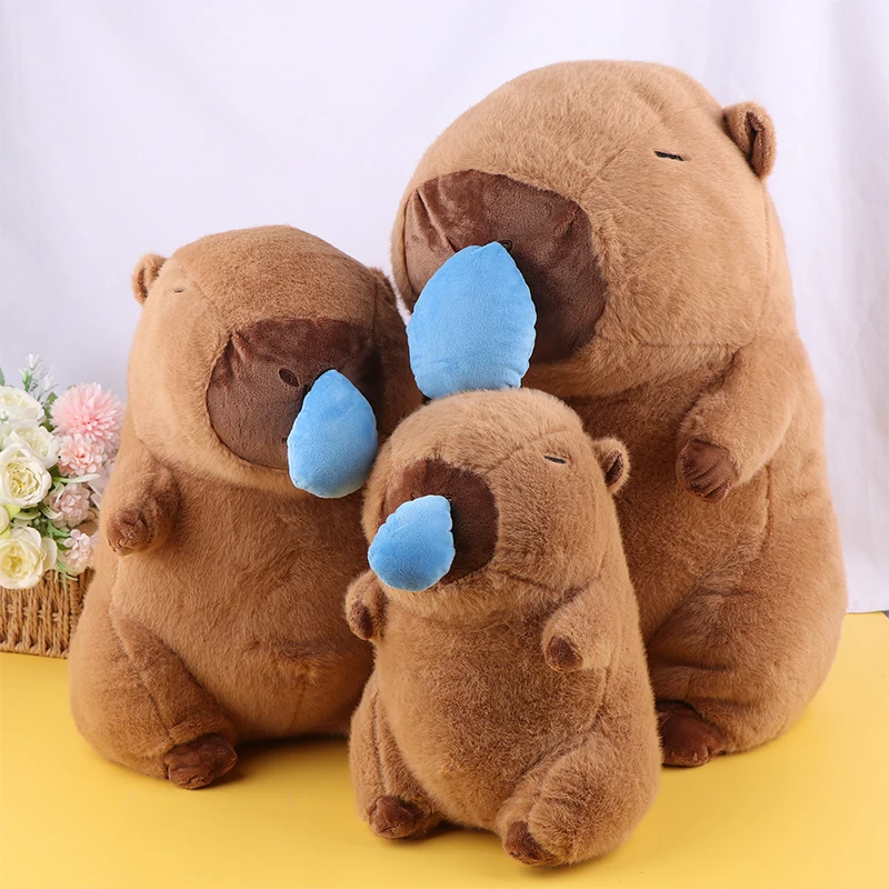 Cute-Cartoon-Capybara-Plush-Toy-Soft-Stuffed-Animal-Doll-Sofa-Pillow ...