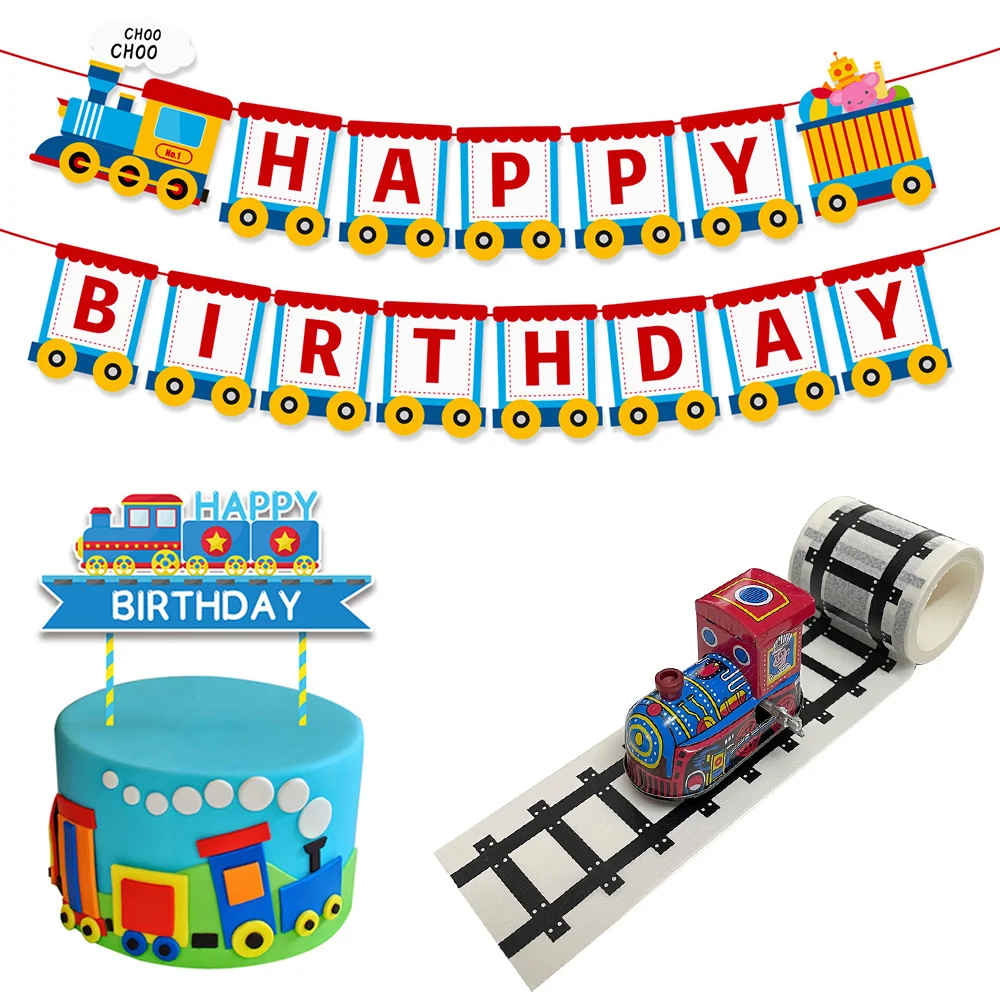 Train Station Decor That Turns Any Birthday Into a Journey of Memories