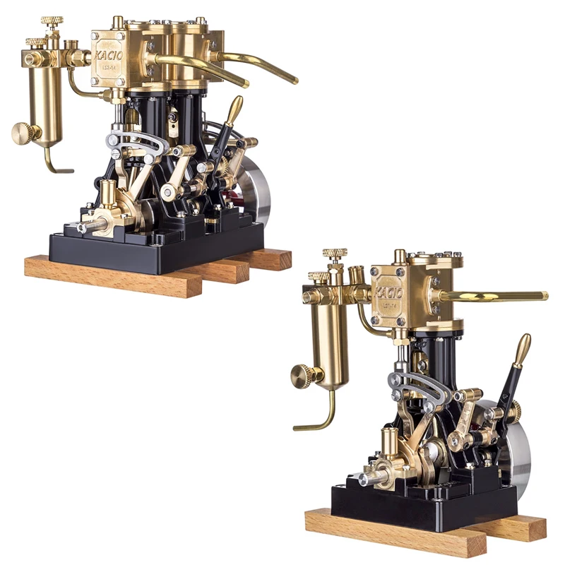 Double-Cylinder-Reciprocating-Steam-Engine-Model-All-Metal-Without ...