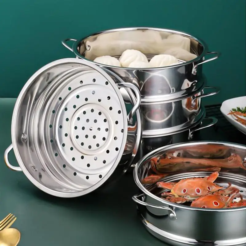 Stainless-Steel-Multi-Functional-Steamer-with-Double-Ear-Food-Steaming ...