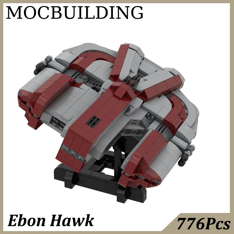 Ebon-Hawk-Model-Knight-Space-Movie-Spaceship-MOC-Building-Block-Bricks ...