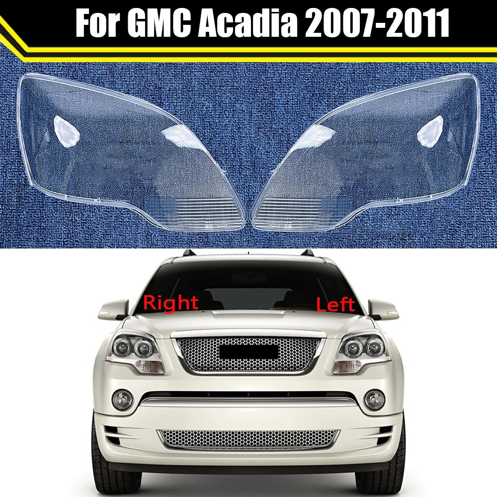 Auto Head Lamp Light Case For GMC Acadia 2007-2011 Car Front Headlight ...